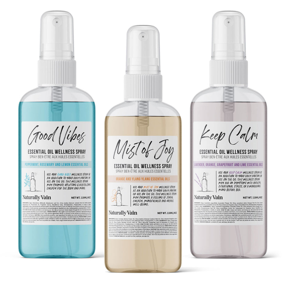 Wellness Sprays – Naturally Vain