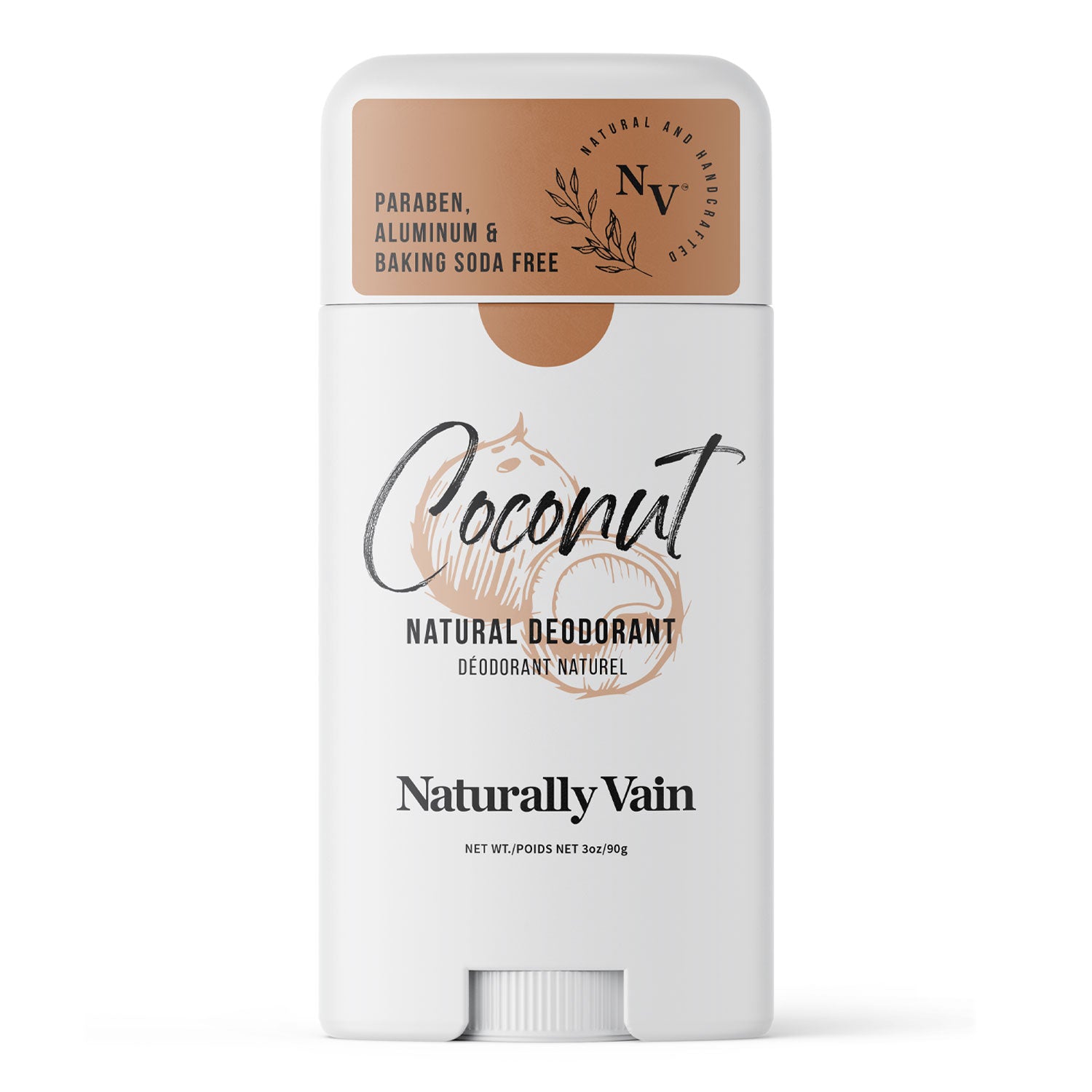 Coconut Natural Deodorant | Naturally Vain