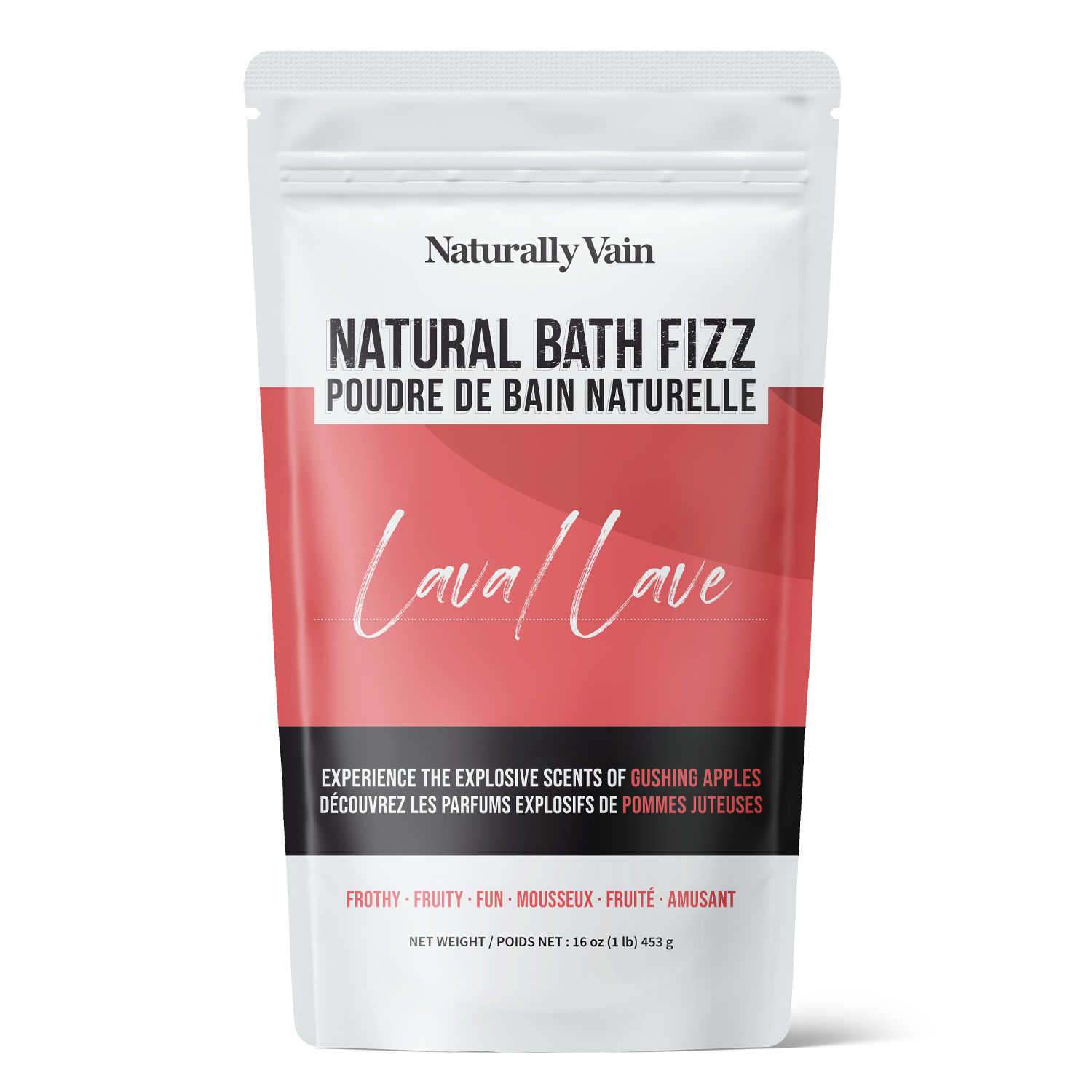 Lava Bath Fizz: Fiery Apple Explosion | Naturally Vain